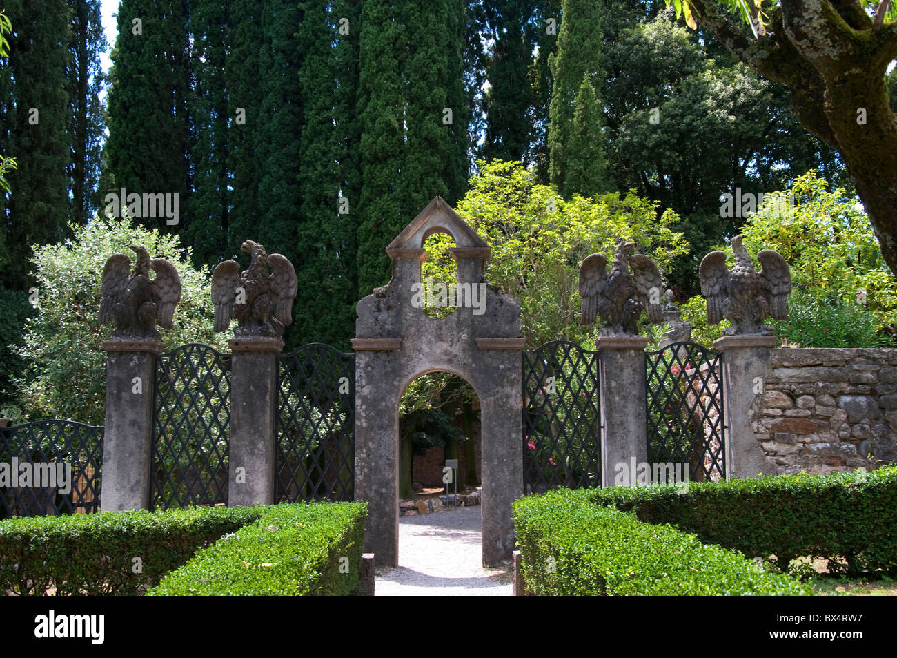 Il Vittoriale at Gardone Riviera on Lake Garda, Northern Italy Stock ...