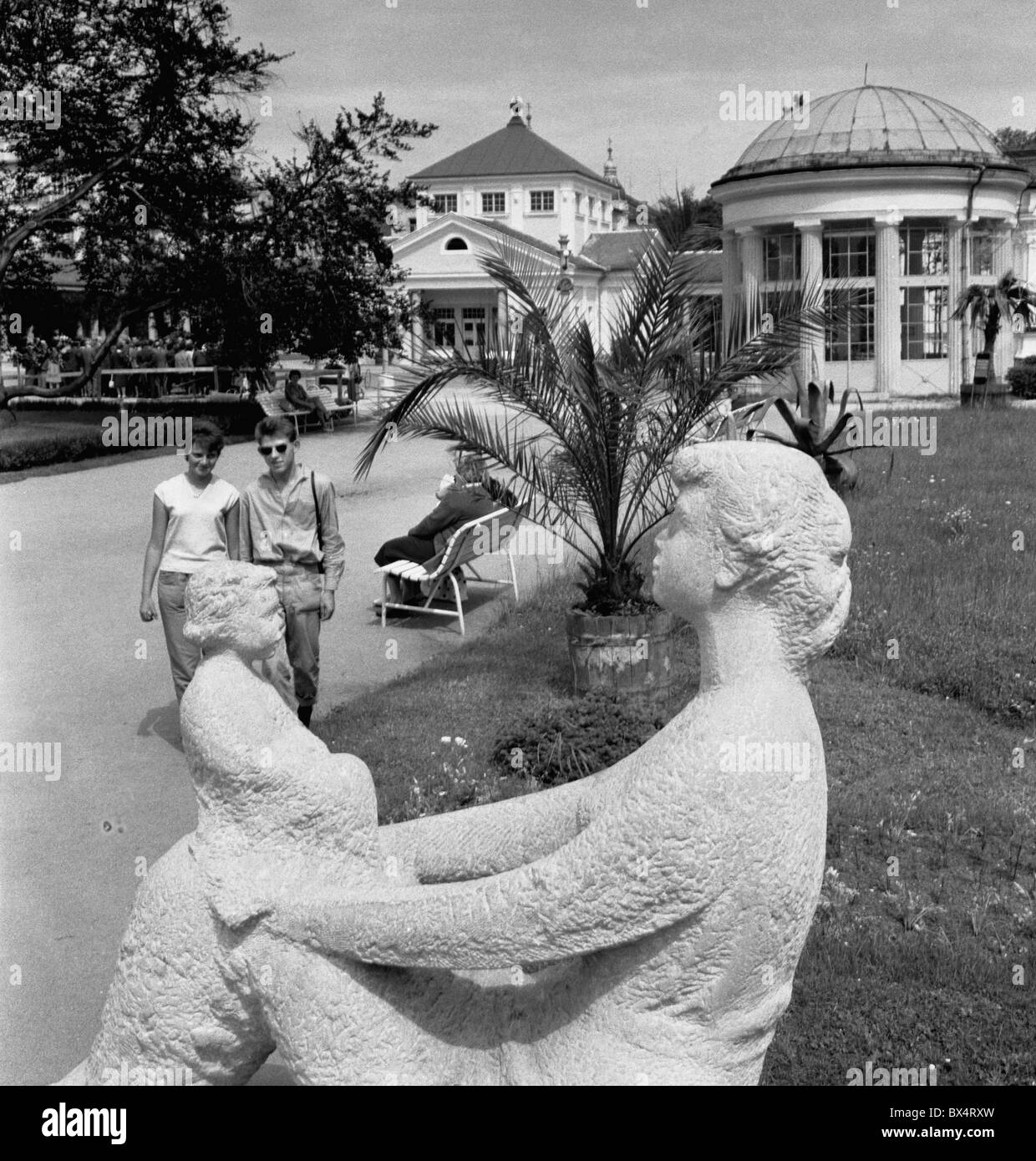 Franzensbad, fertility, spa, health, mineral sprinks, motherhood Stock ...