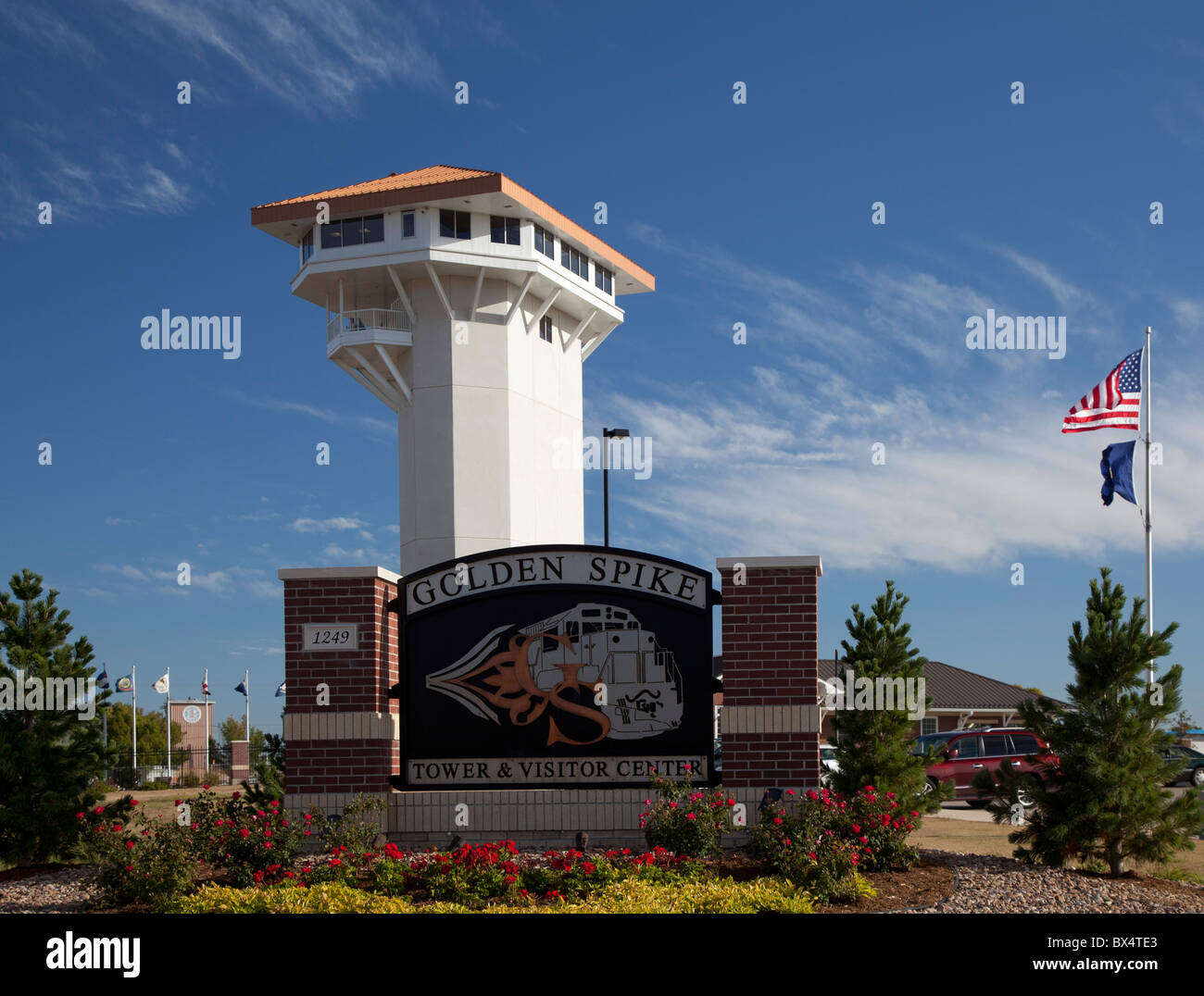 Golden spike tower nebraska hi-res stock photography and images - Alamy
