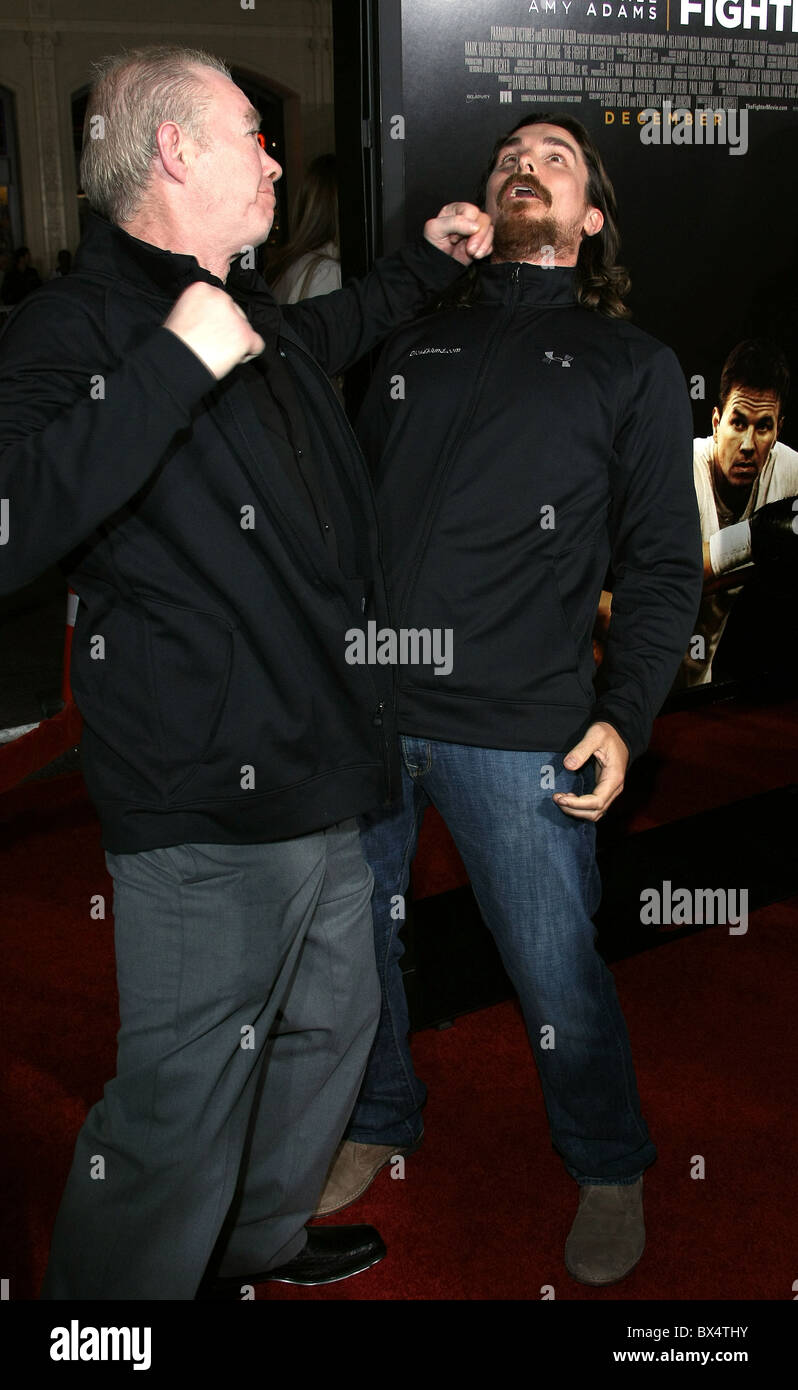 DICKY EKLUND CHRISTIAN BALE THE FIGHTER LOS ANGELES PREMIERE HOLLYWOOD ...