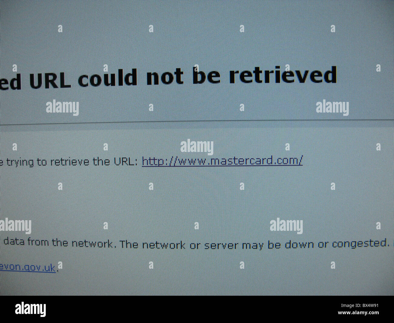 Hacked Message On Computer Screen High Resolution Stock Photography and ...