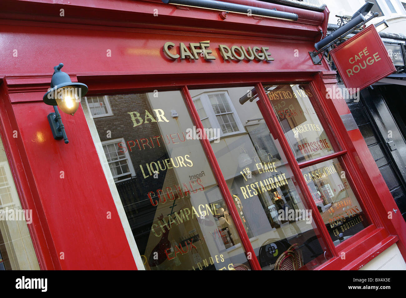 Cafe Rouge Brighton UK Stock Photo - Alamy