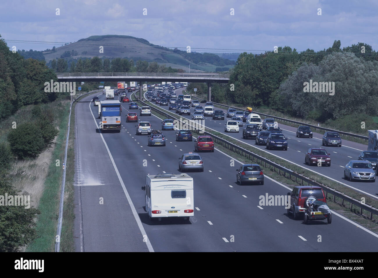 Traffic on m5 motorway somerset hi-res stock photography and images - Alamy