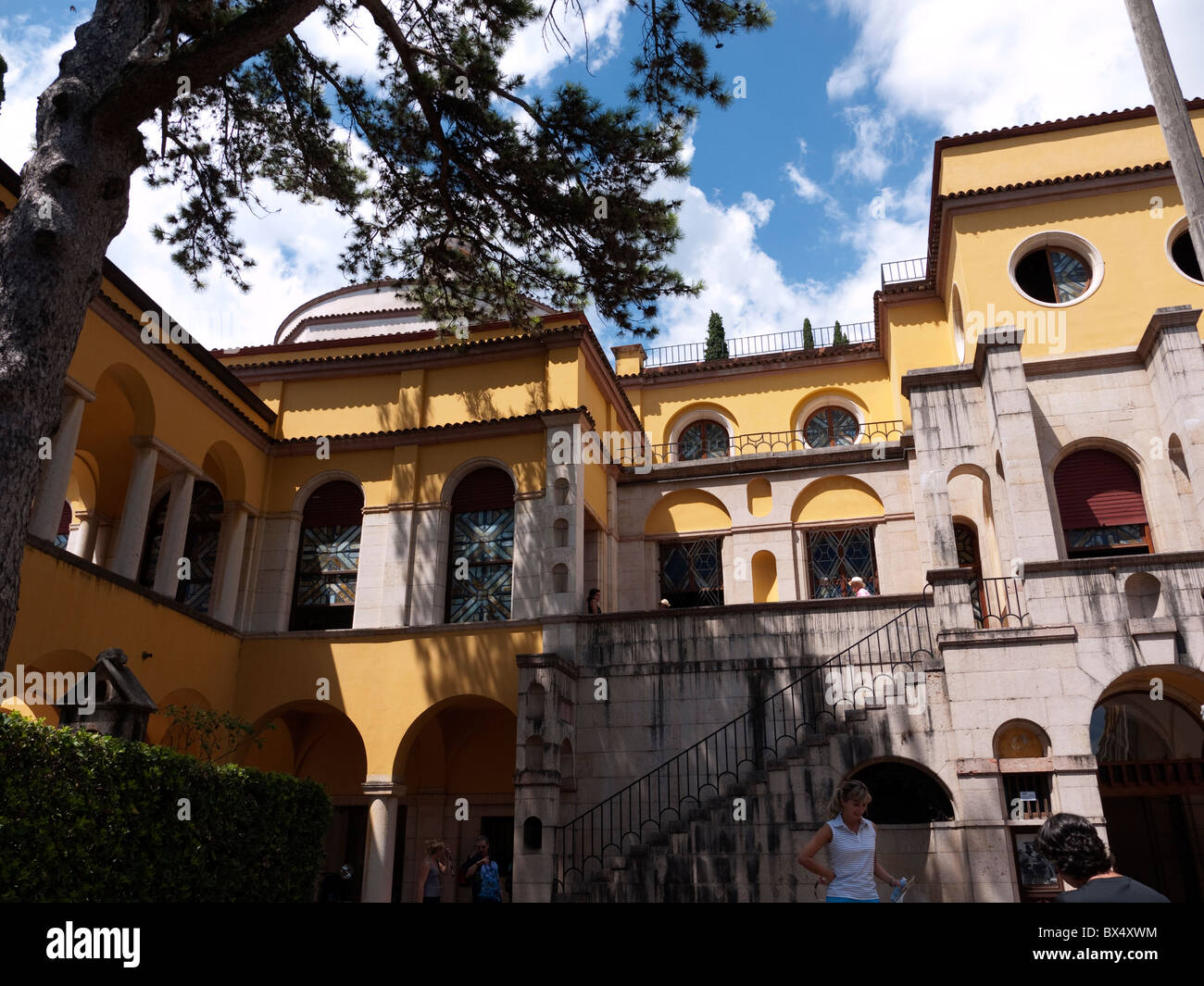 Il Vittoriale at Gardone Riviera on Lake Garda, Northern Italy Stock ...