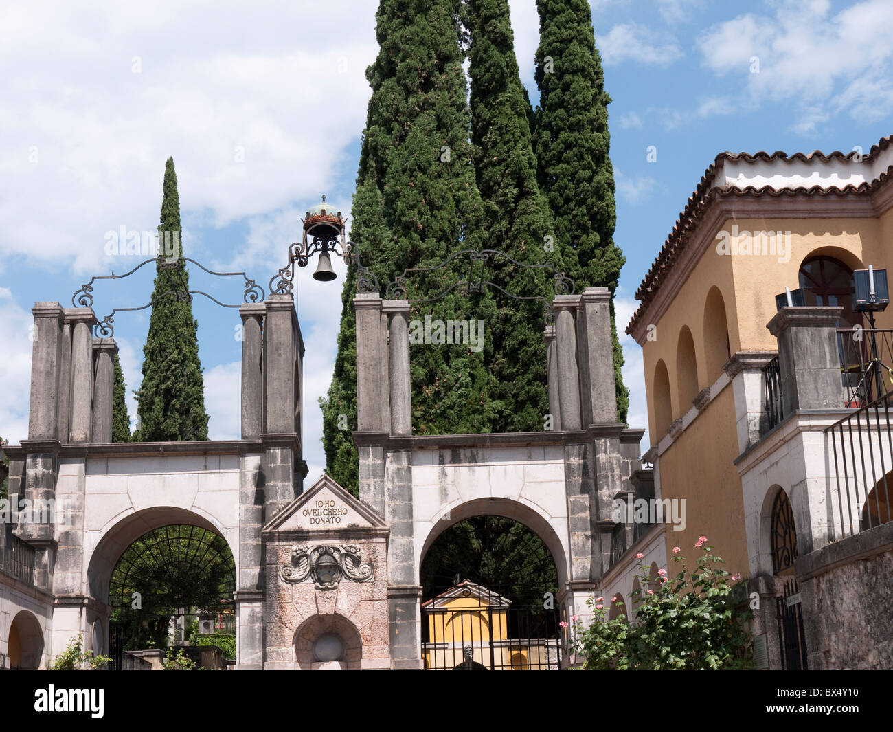 Il Vittoriale at Gardone Riviera on Lake Garda, Northern Italy Stock ...