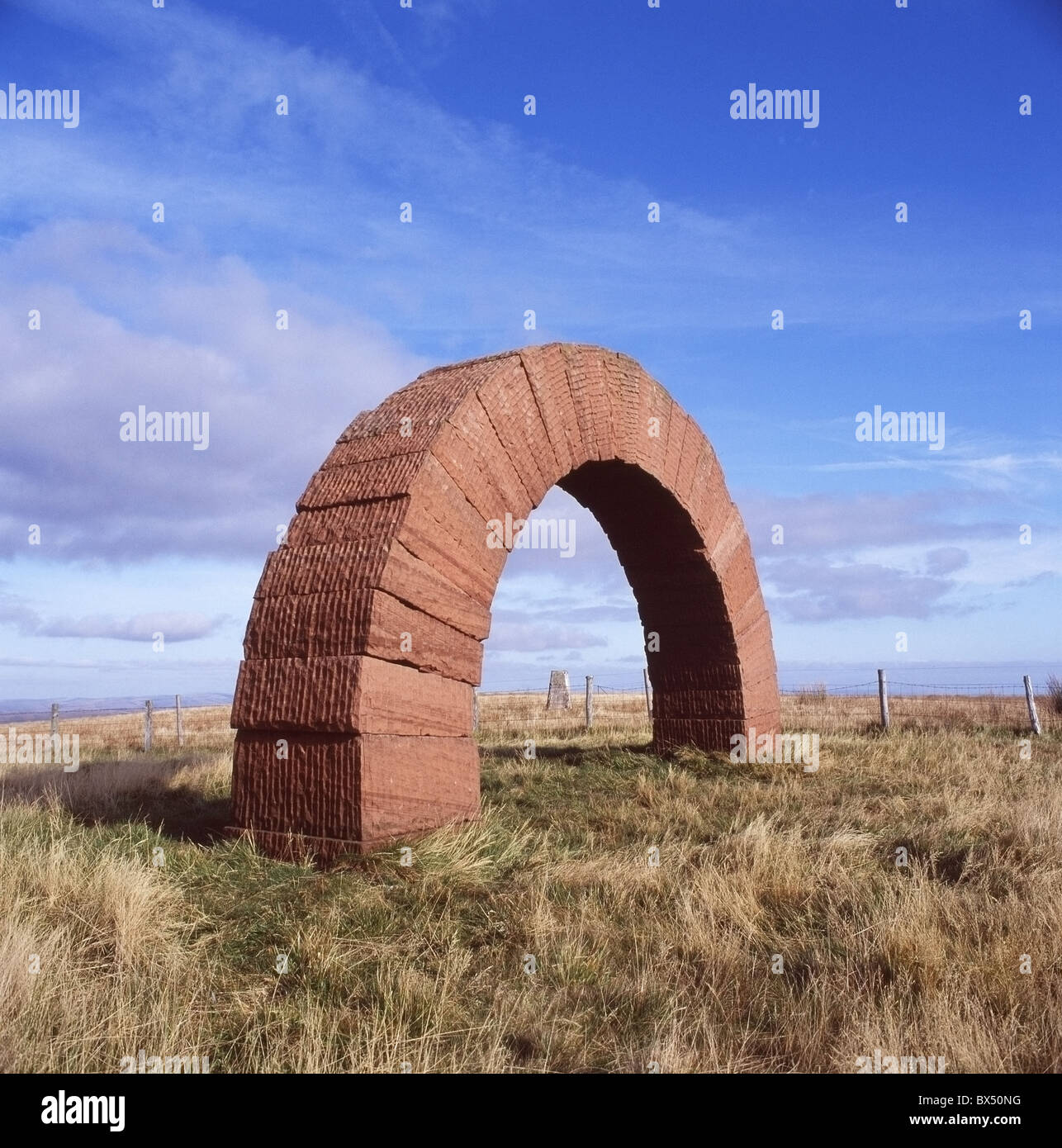 Striding Arches Public Art Project, Cairnhead, Nithsdale (NW of ...