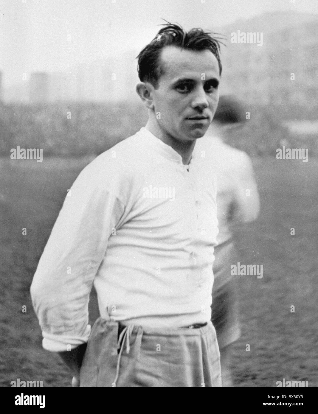 Czechoslovak soccer player Oldrich NEJEDLY in 1937 Stock Photo - Alamy