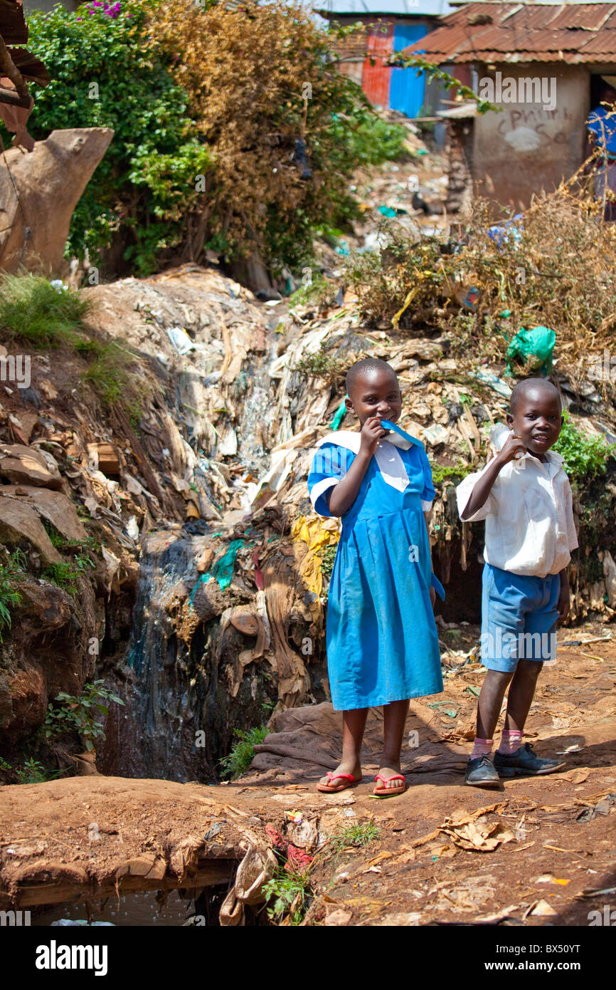 Kenya poverty child slum hi-res stock photography and images - Alamy