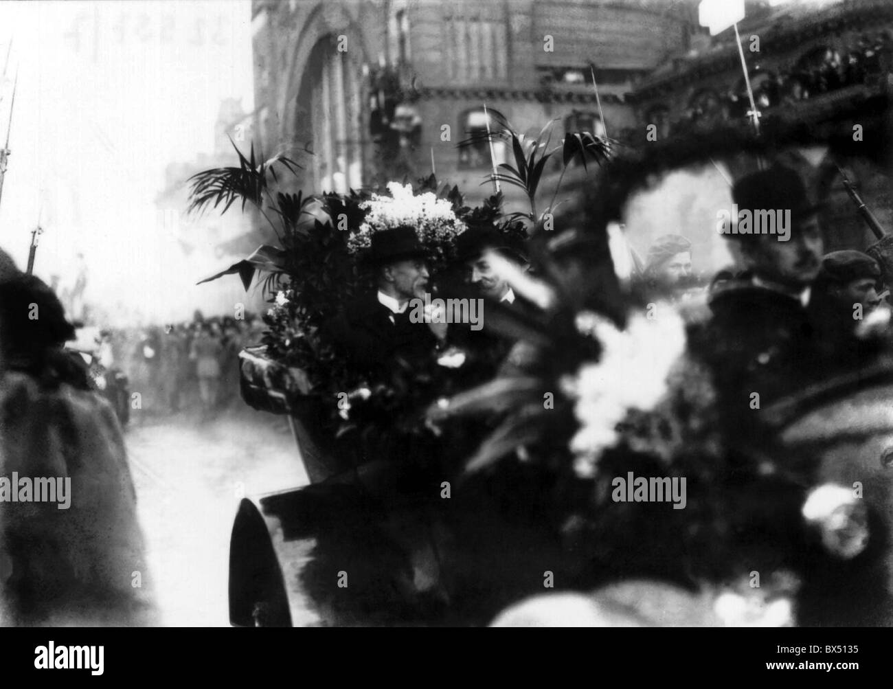 Tomas garrigue masaryk president czechoslovakia Black and White Stock ...