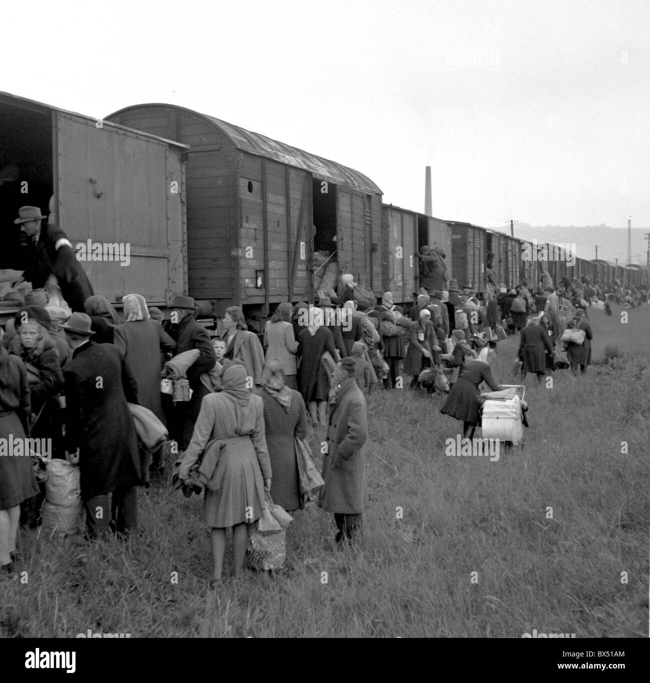 deportation of German citizens Stock Photo - Alamy
