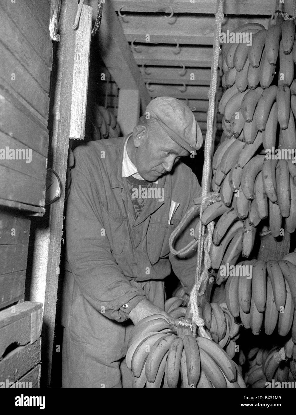Christmas 1959, bananas Stock Photo - Alamy