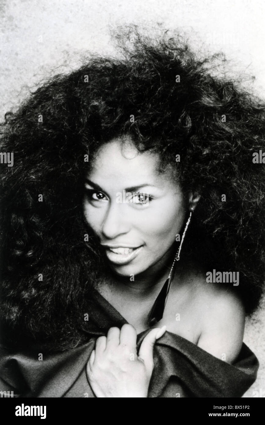 CHAKA KHAN Promotional photo of American singer about 1982 Stock Photo ...