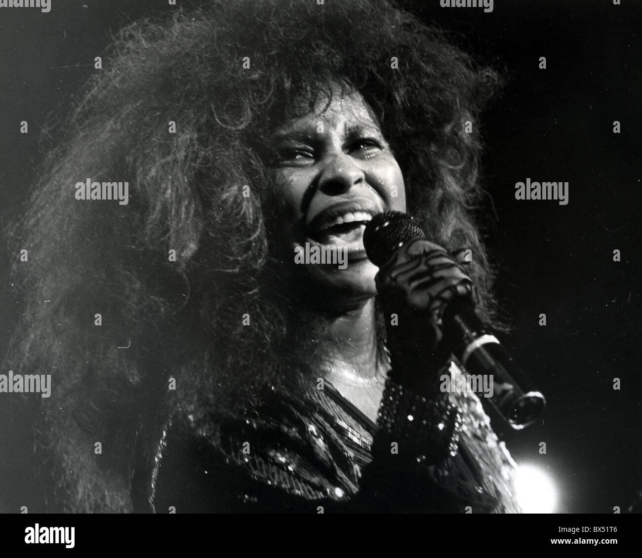 CHAKA KHAN American singer about 1987 Stock Photo - Alamy