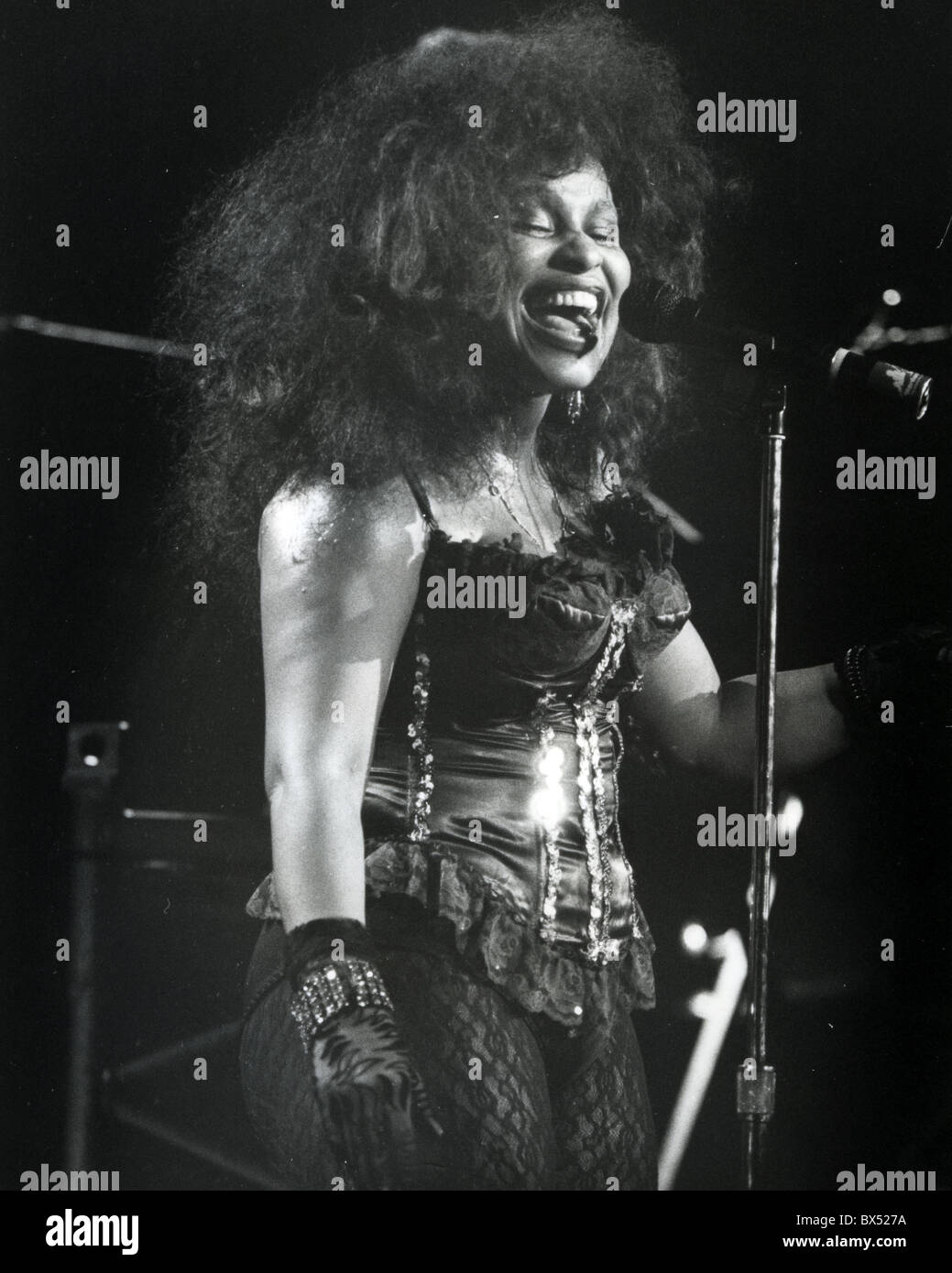 CHAKA KHAN American singer about 1987 Stock Photo - Alamy