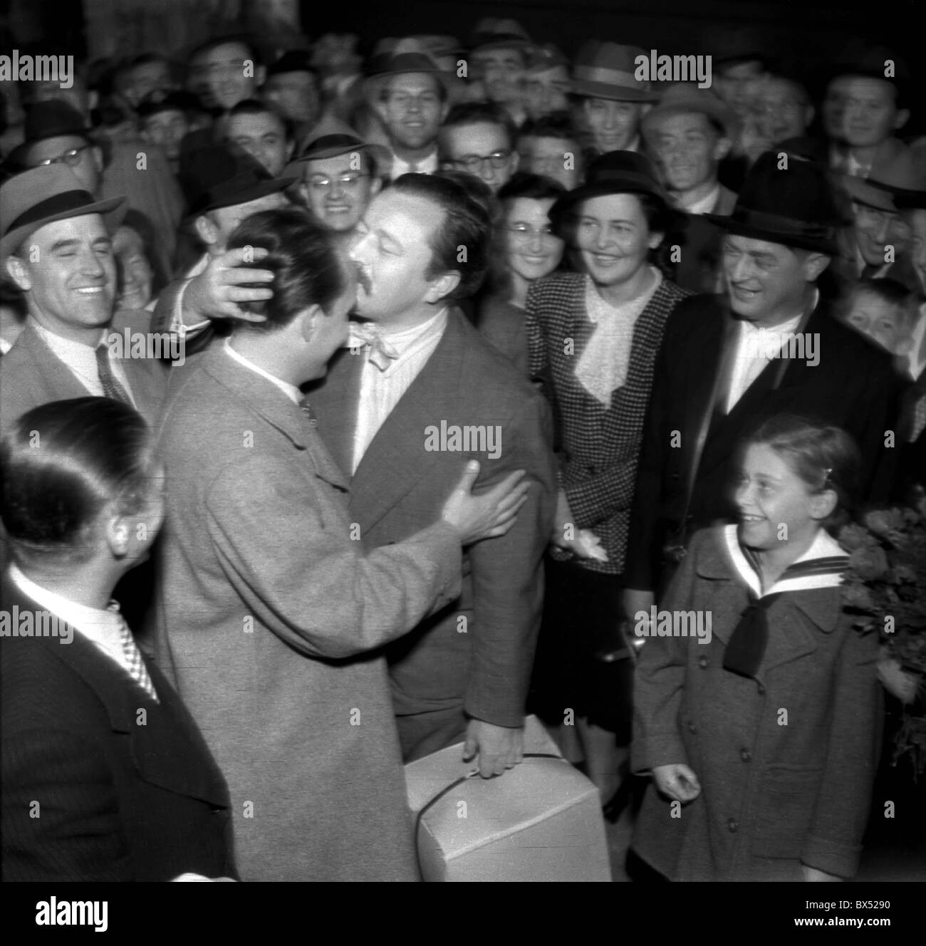 Jiri Voskovec, Jan Werich Stock Photo - Alamy