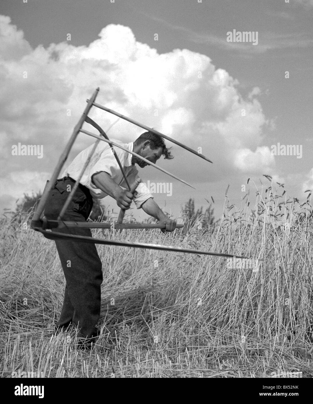 Wheat Scythe Harvest High Resolution Stock Photography and Images - Alamy
