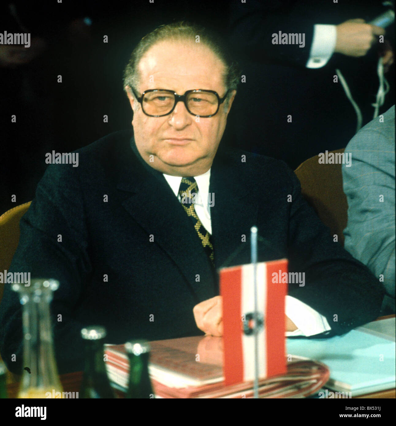 Austrian Chancellor Bruno Kreisky in Prague, Czechoslovakia 1964. (CTK ...