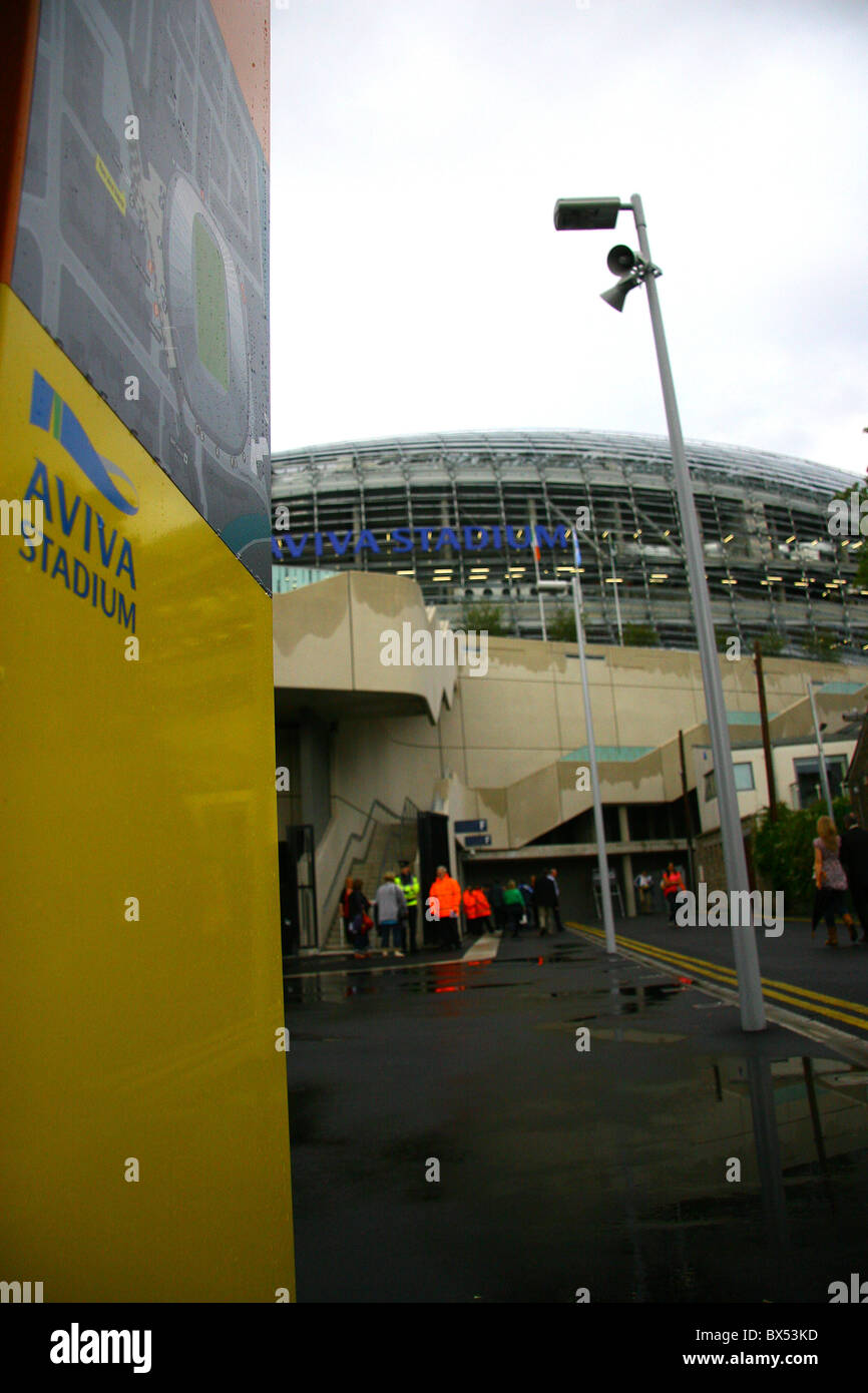 The Aviva Stadium is a sporting stadium located in Dublin, Ireland ...