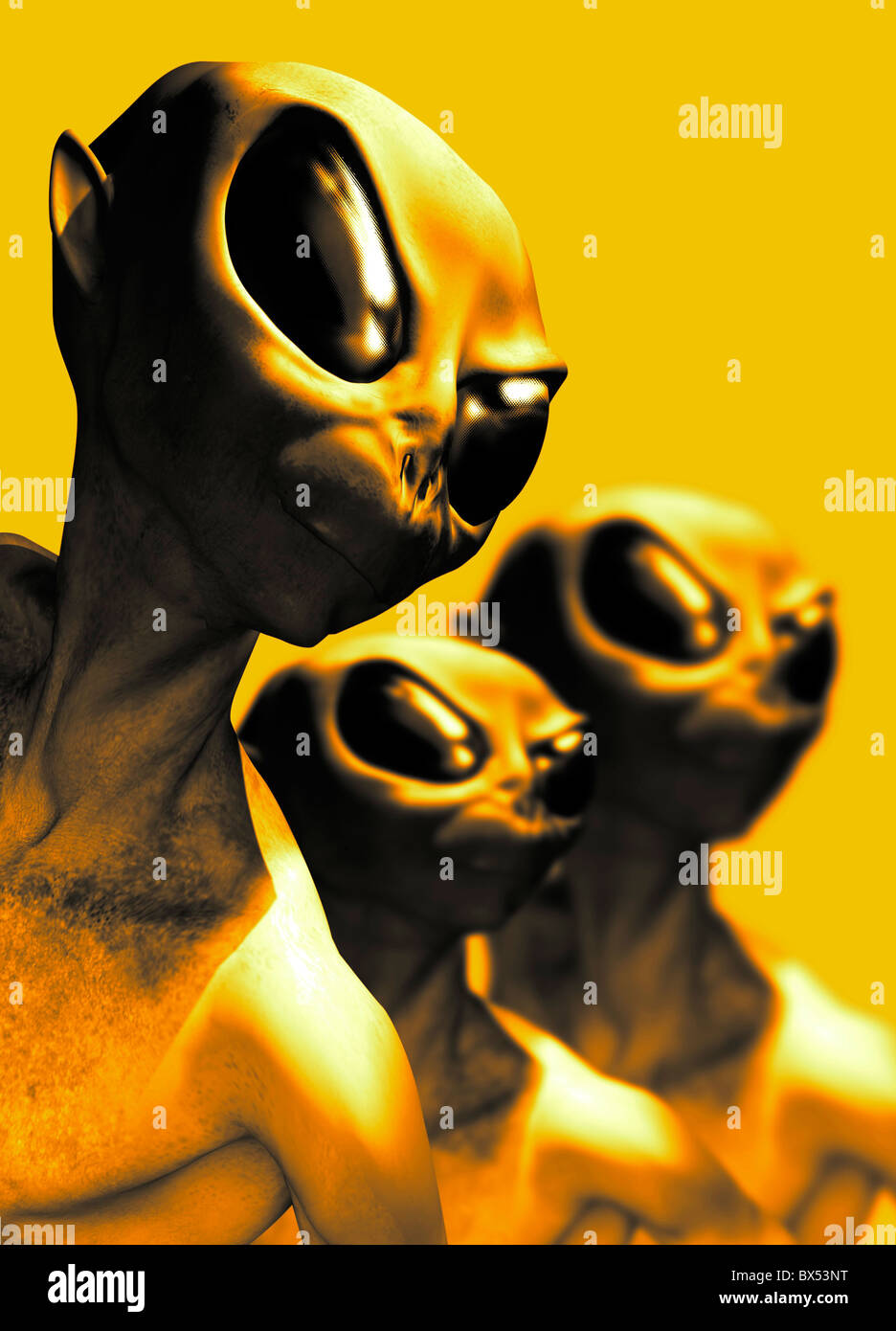 Space alien family hi-res stock photography and images - Alamy