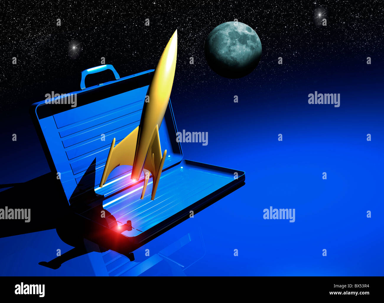 Space travel, conceptual artwork Stock Photo - Alamy