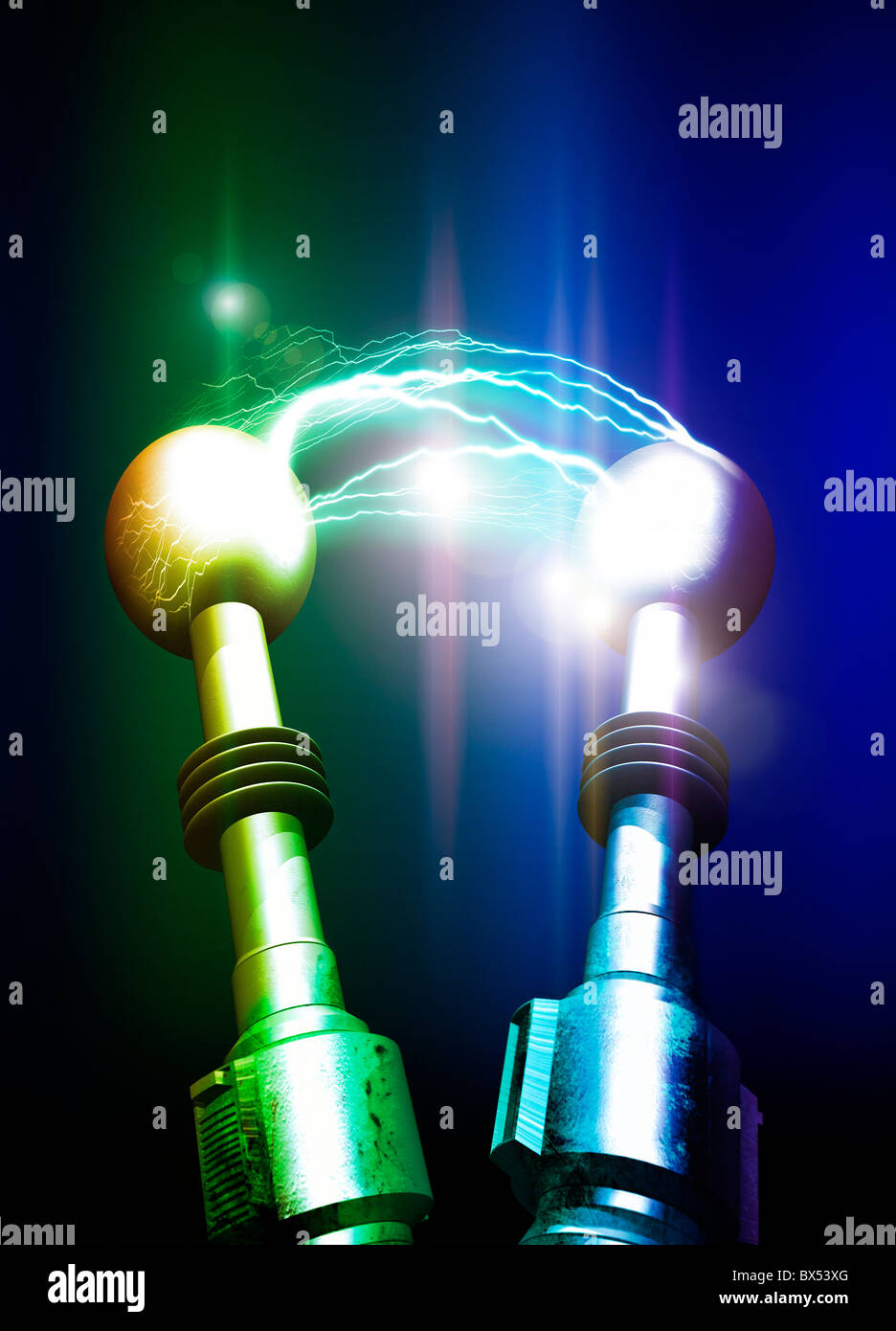 Tesla coil hi-res stock photography and images - Alamy