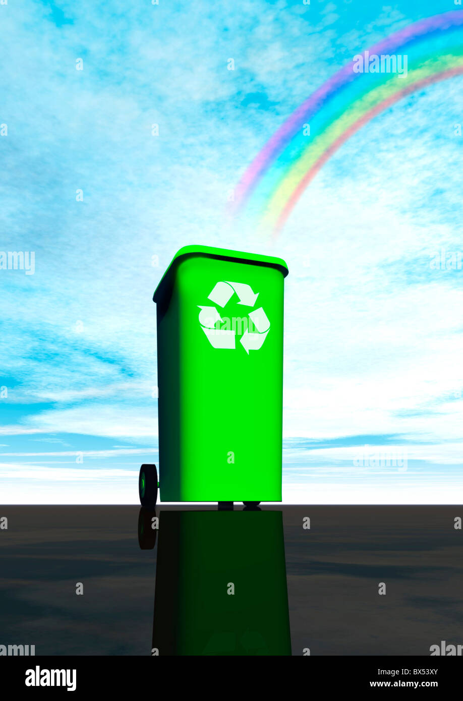 Eco friendly recycling bin hi-res stock photography and images - Alamy
