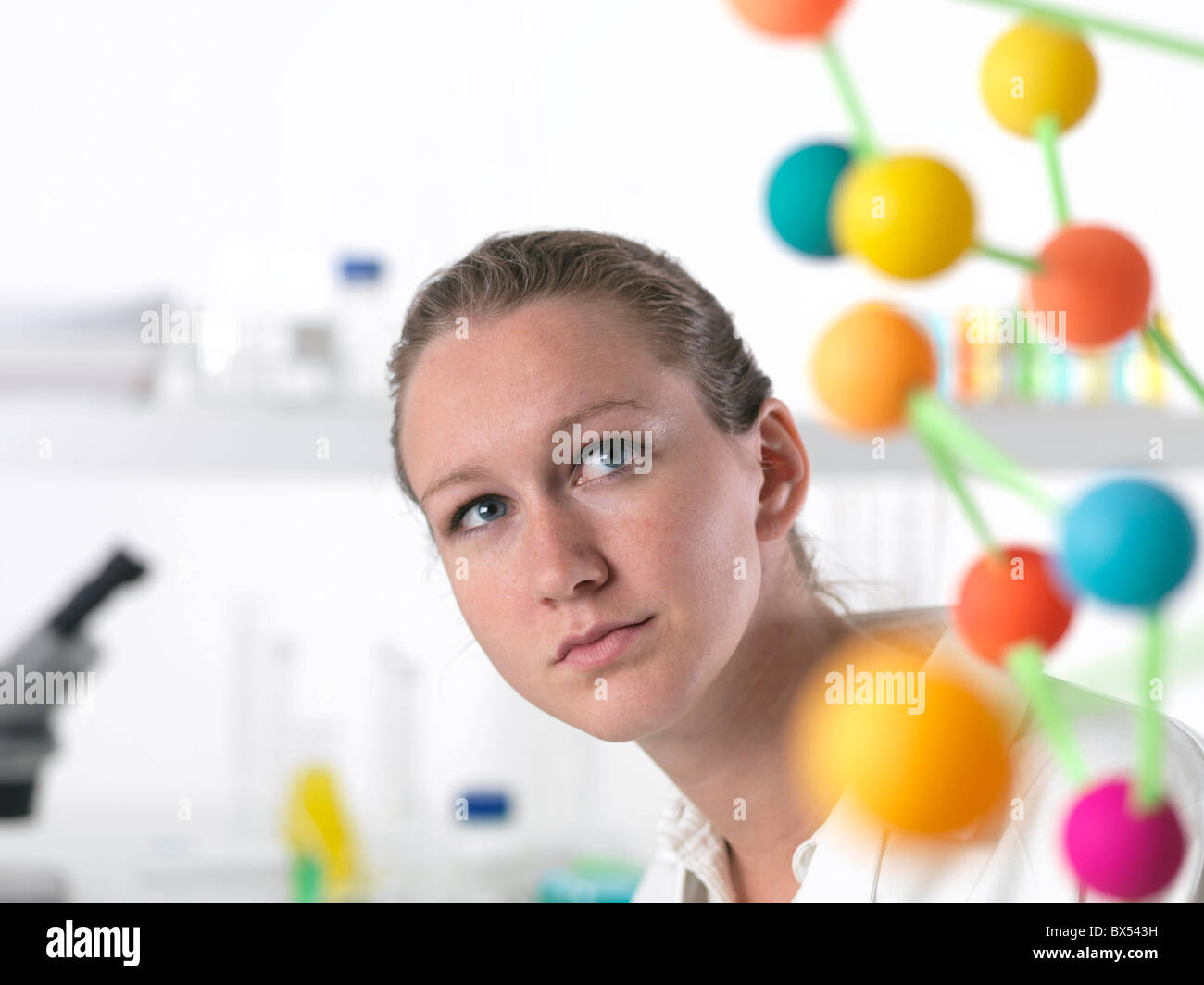 Scientist chemistry concept molecule hi-res stock photography and ...