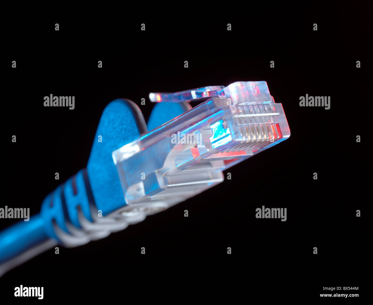 Ethernet network connector Stock Photo - Alamy