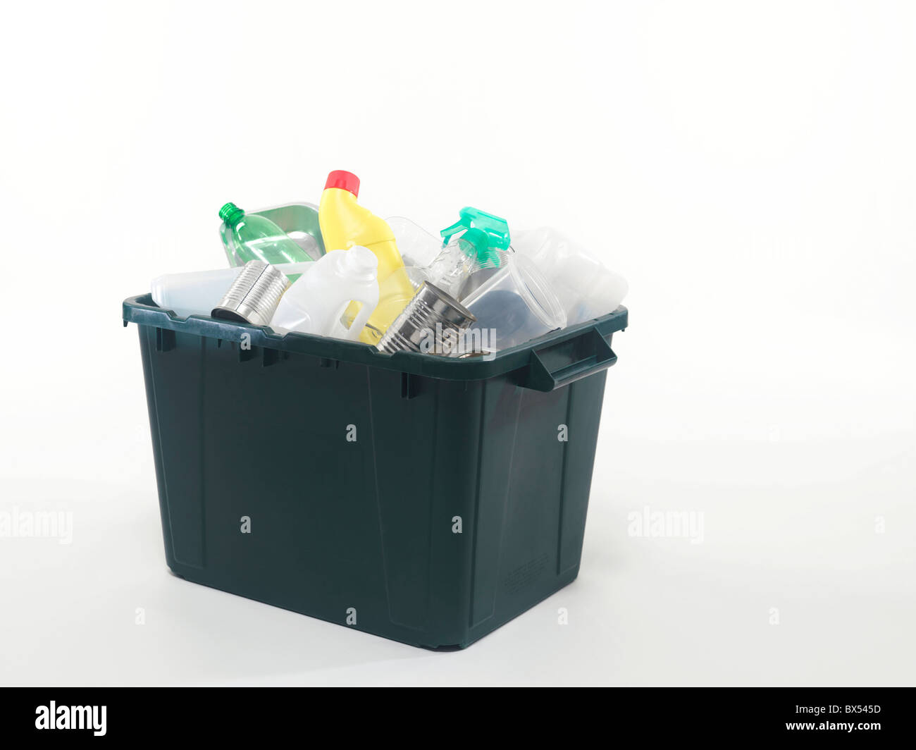 Household recycling box Stock Photo - Alamy