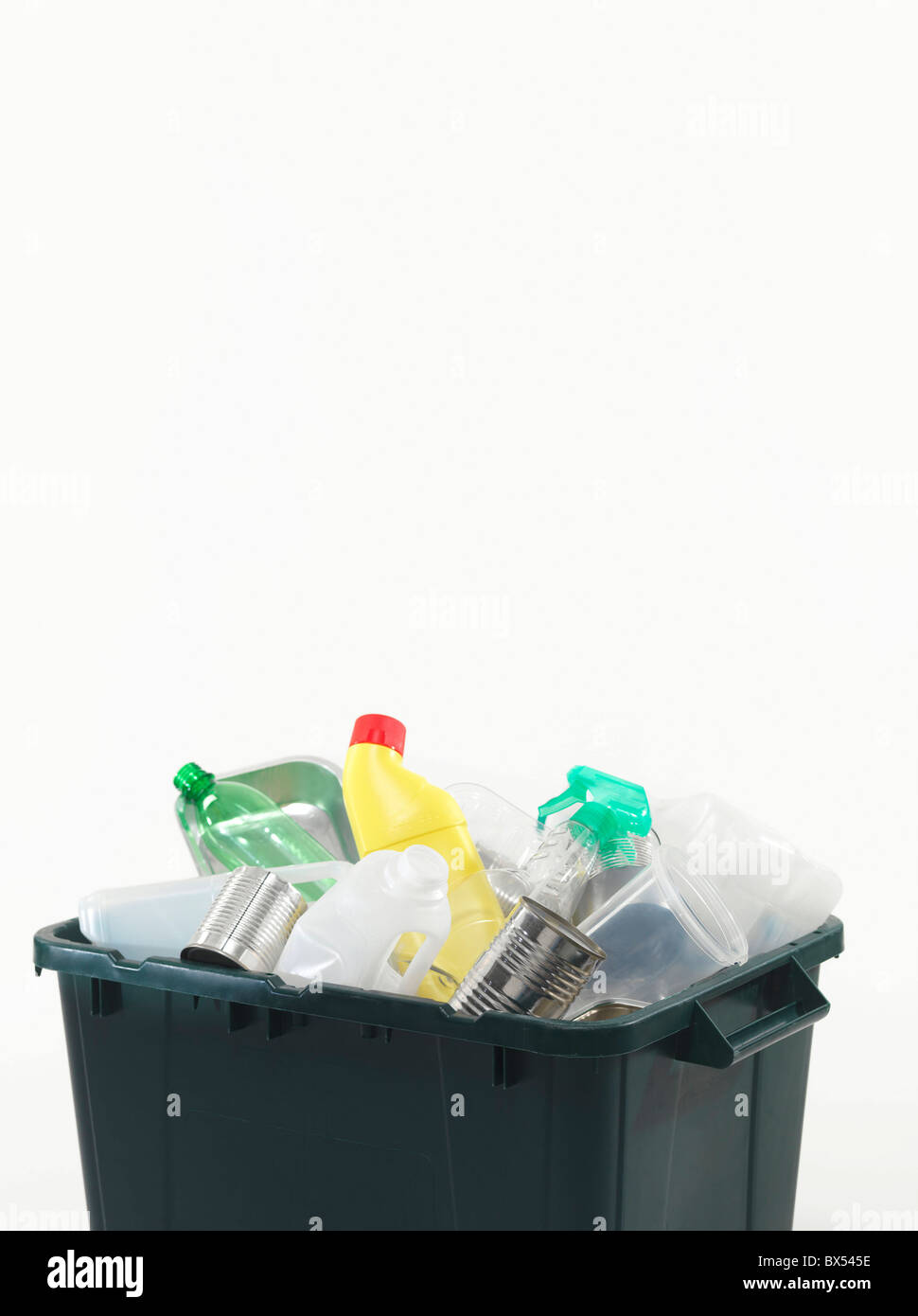 Household recycling box Stock Photo - Alamy