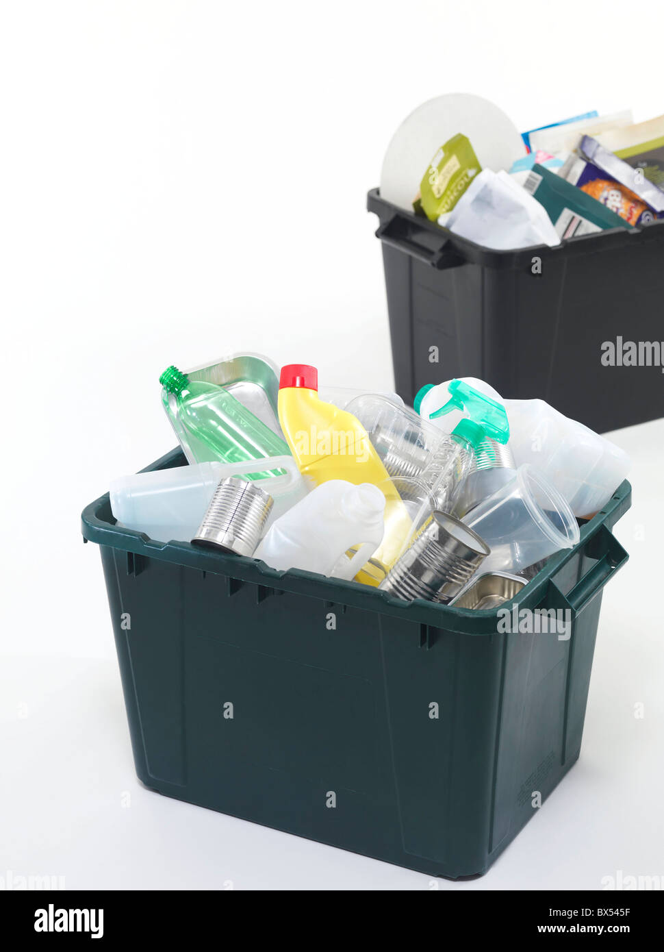 Green bin and recycling boxes hi-res stock photography and images - Alamy