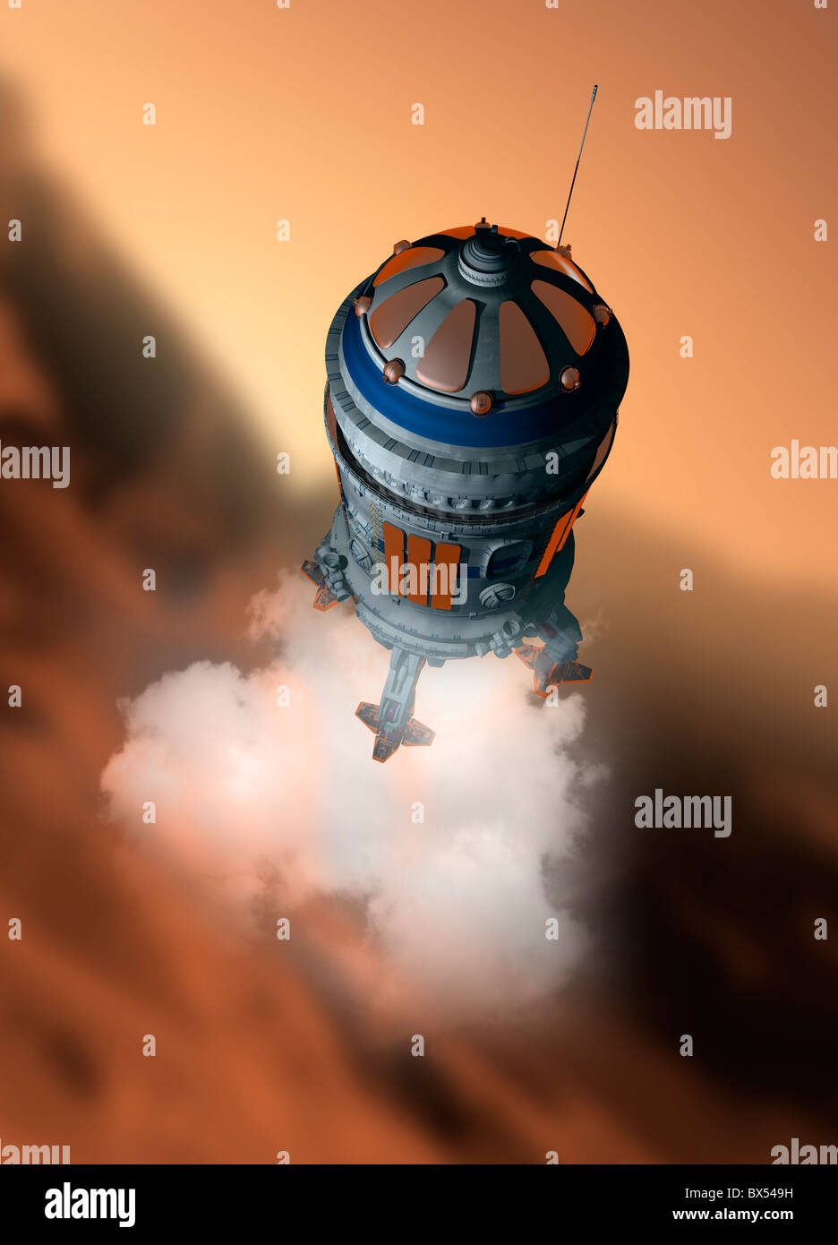 Mars exploration, artwork Stock Photo - Alamy