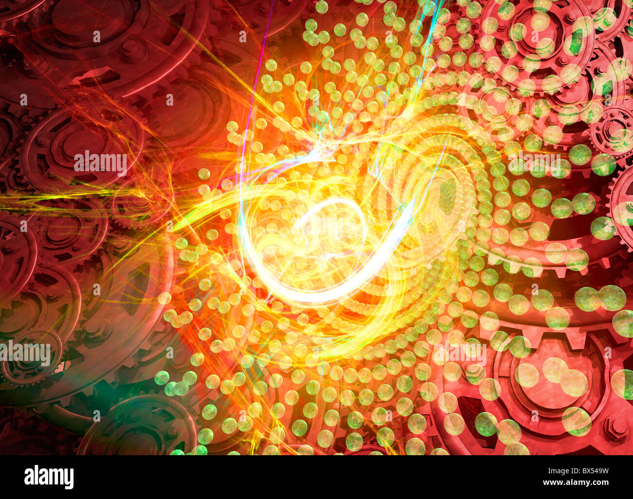 Quantum mechanics, conceptual artwork Stock Photo - Alamy