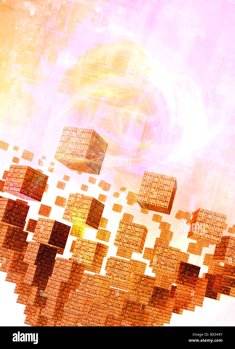 Quantum mechanics, conceptual artwork Stock Photo - Alamy