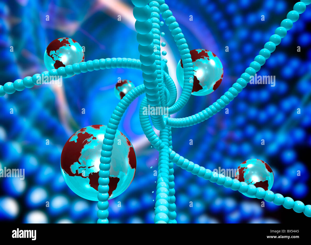 Parallel universes, conceptual artwork Stock Photo - Alamy