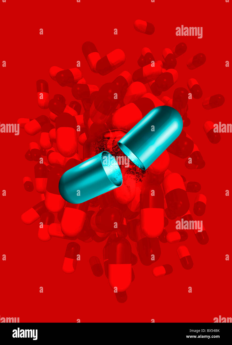 Painting paintings pills hi-res stock photography and images - Alamy