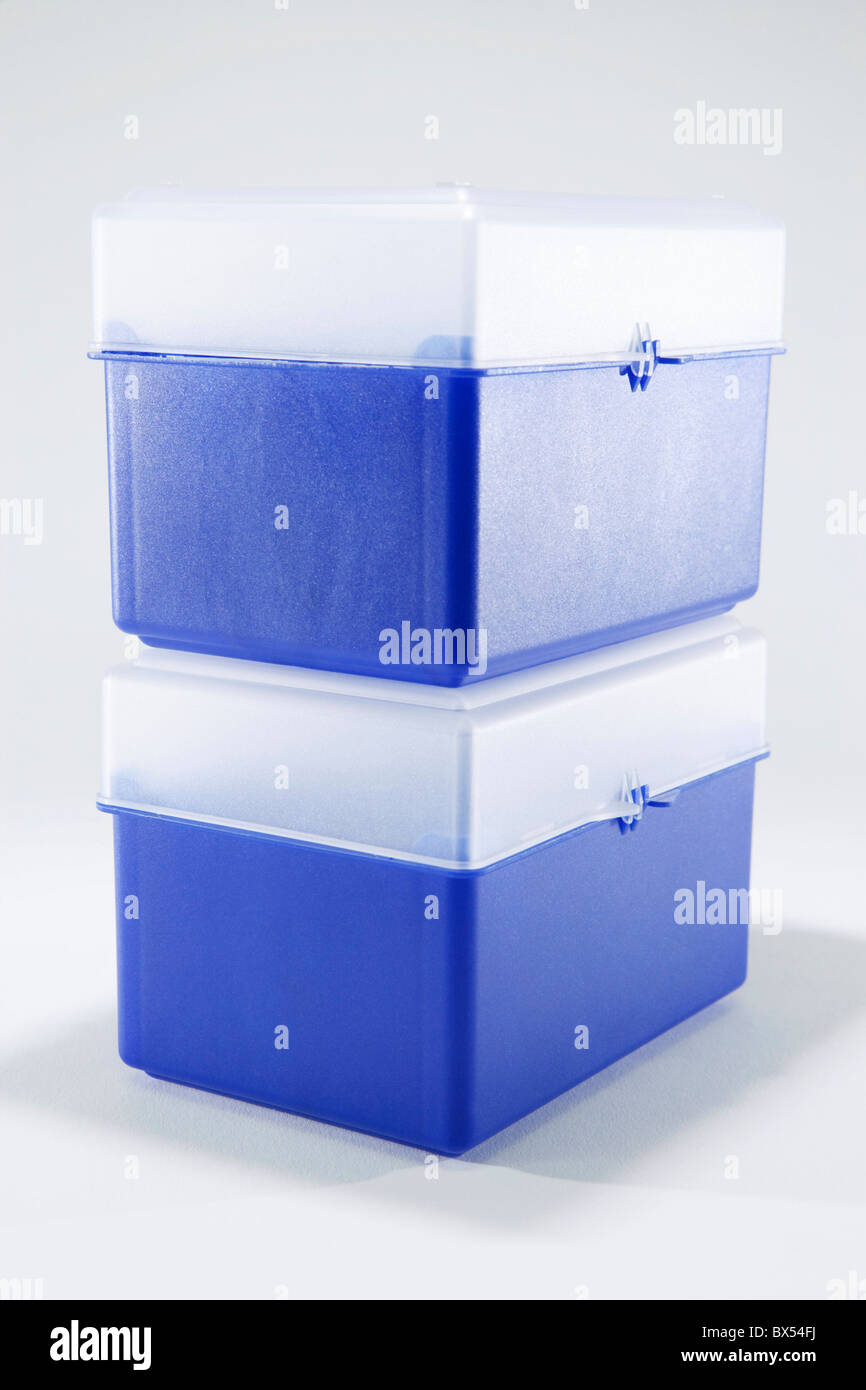 Laboratory storage boxes Stock Photo - Alamy