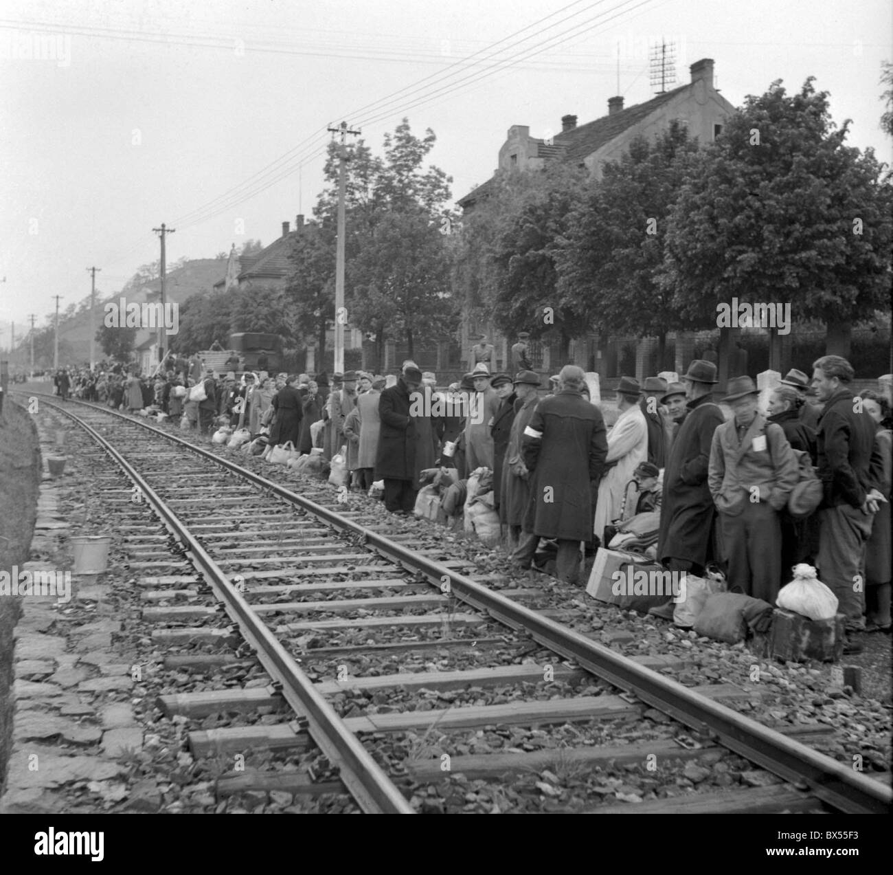 German citizens are being moved to US occupied zone in Germany from ...