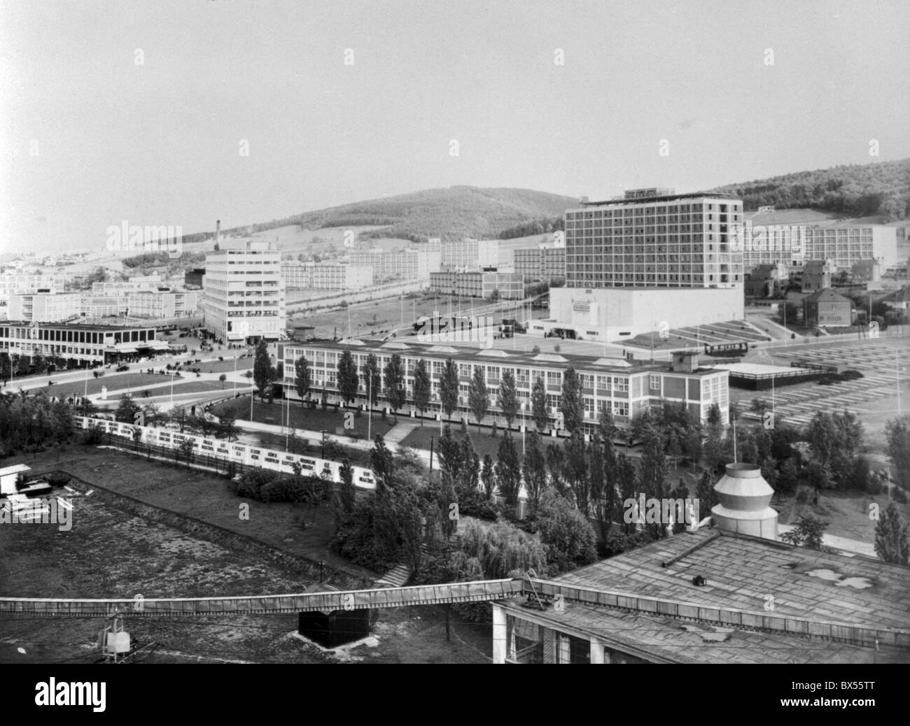 Zlin 1934, BataÂ´s shoe factory Stock Photo - Alamy