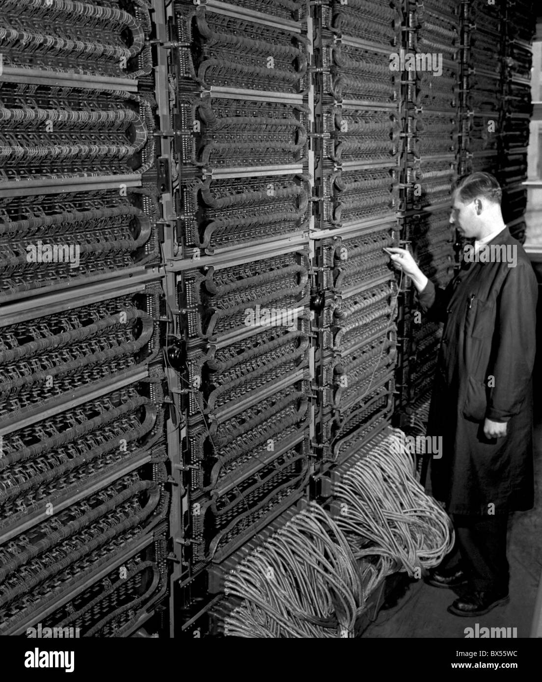 computer in 1958 Stock Photo - Alamy