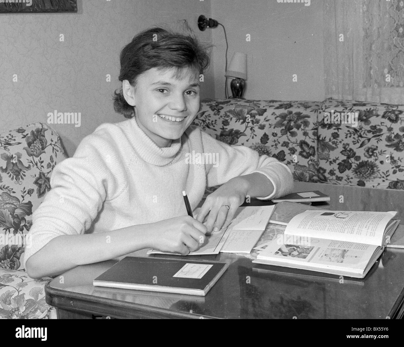 Hana MASKOVA, Bronze medal, Olympics Grenoble, 1968 Stock Photo - Alamy