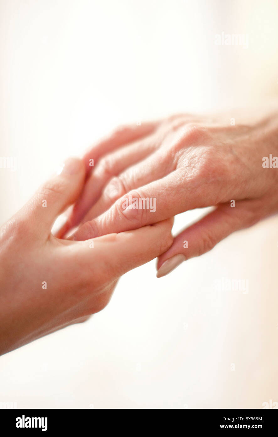 Geriatric hands hi-res stock photography and images - Alamy