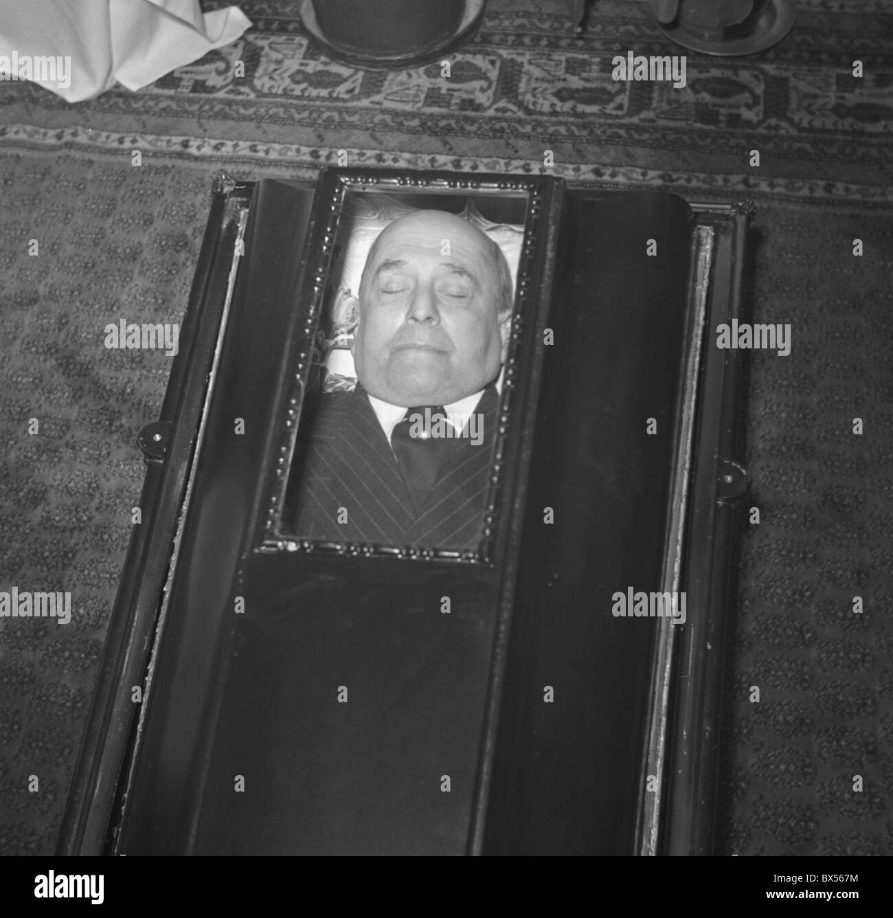 Jan Masaryk, funeral Stock Photo - Alamy