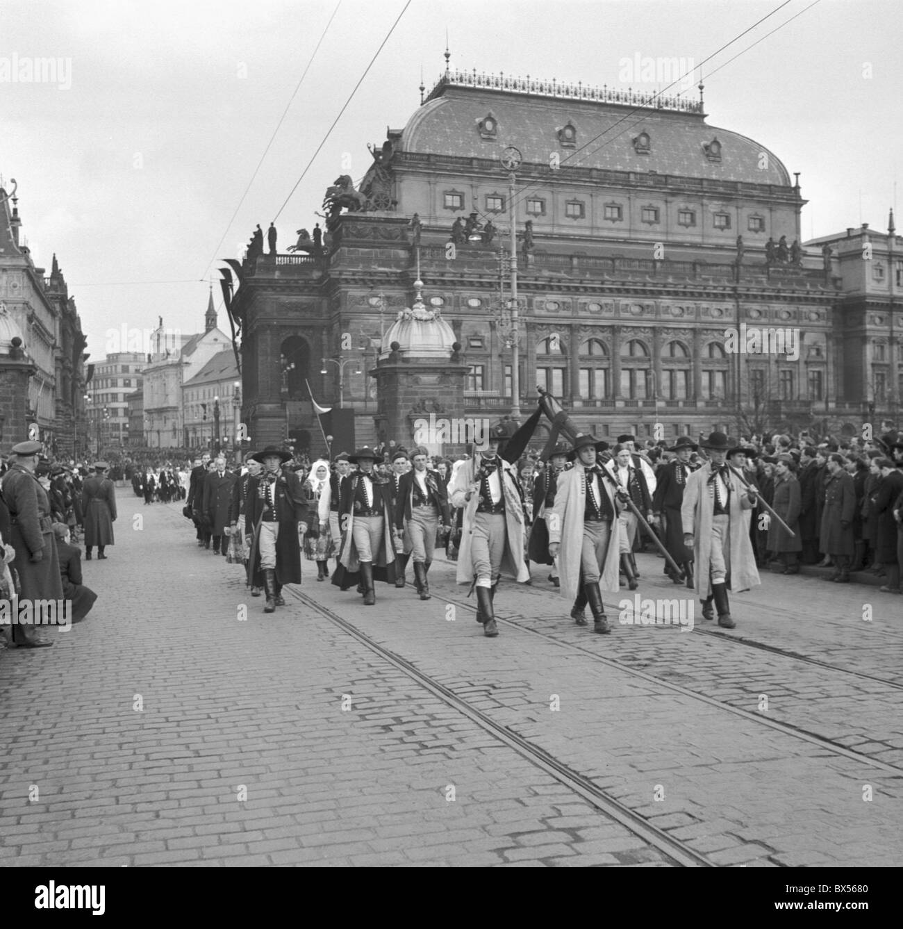 Jan Masaryk, funeral Stock Photo - Alamy