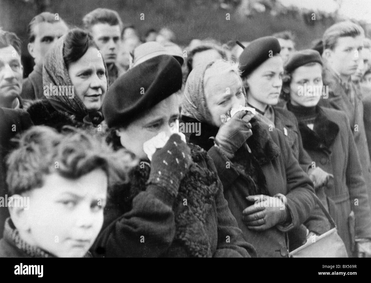 Jan Masaryk, funeral Stock Photo - Alamy