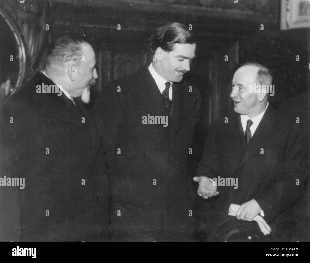 Czechoslovakia 1935, President Edvard Benes meets with politician Lord ...