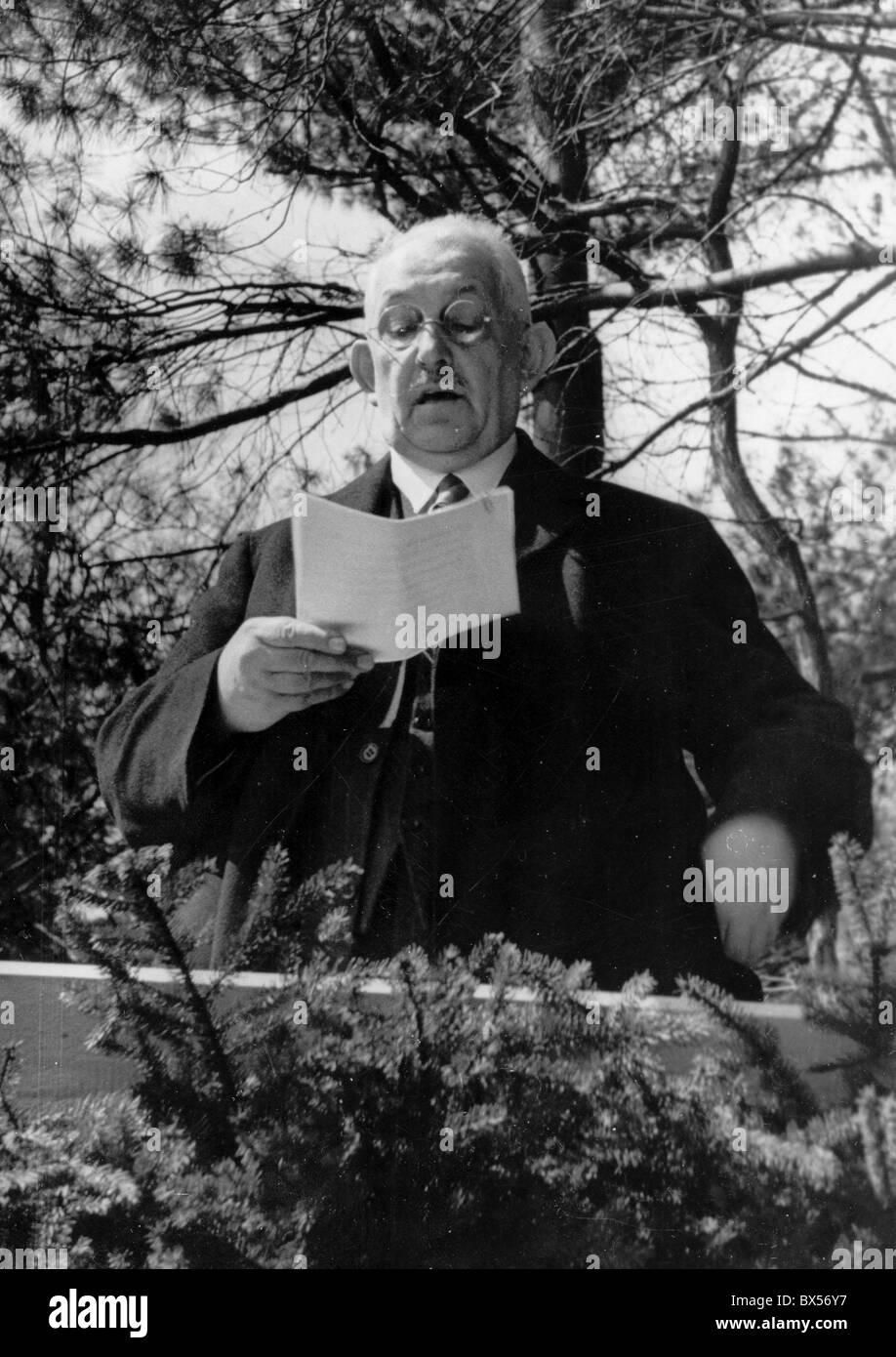 Czechoslovakia 1935 German politician Ludwig Czech who lived in this ...