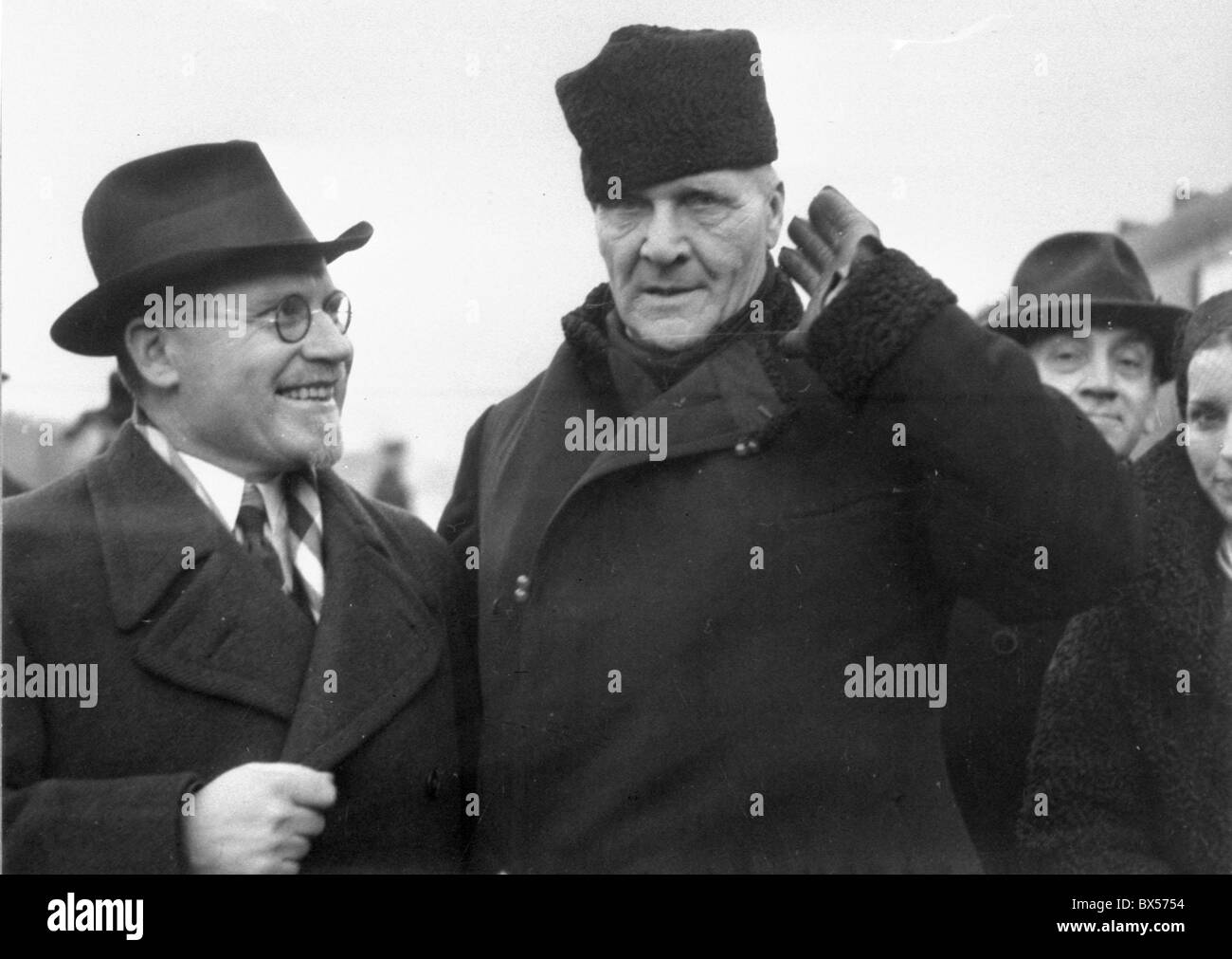 Czechoslovakia 1937, Soviet opera solist Fjodor Ivanovic Saljapin ...