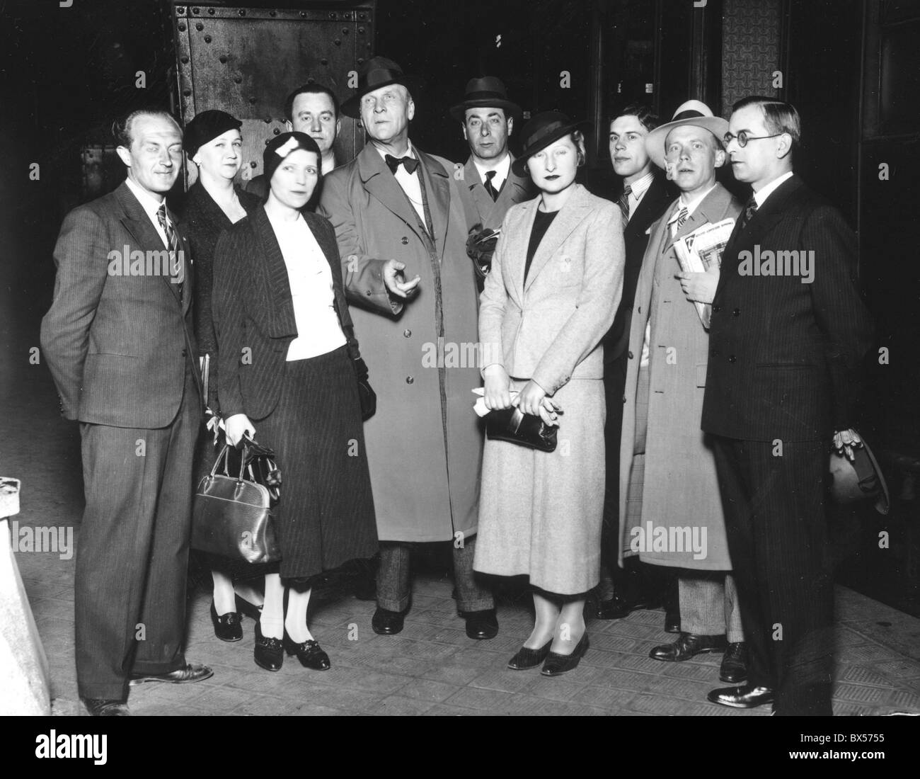 Czechoslovakia 1937, Soviet opera solist Fjodor Ivanovic Saljapin ...