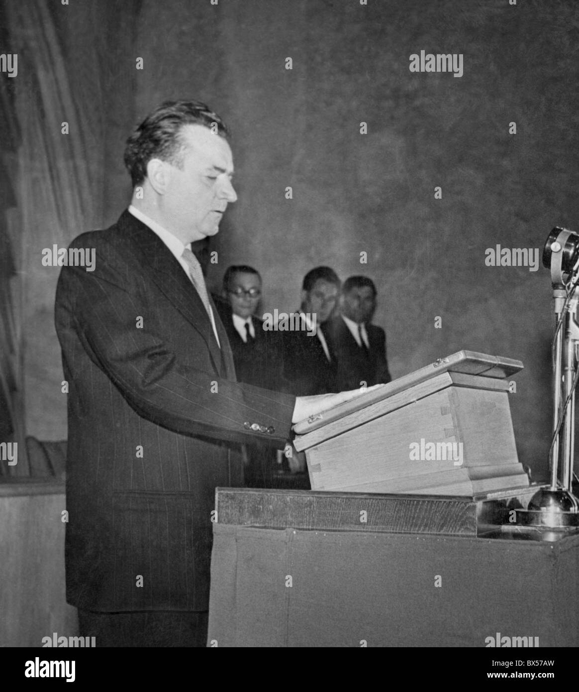 President Klement Gottwald Stock Photo - Alamy